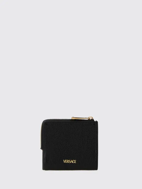 Versace Grained Leather Wallet
