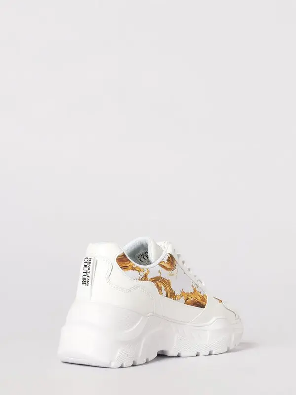 Versace Low Top Sneakers With Baroque Print
