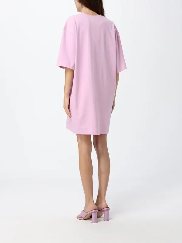 MSGM Cotton T-shirt Mini Dress