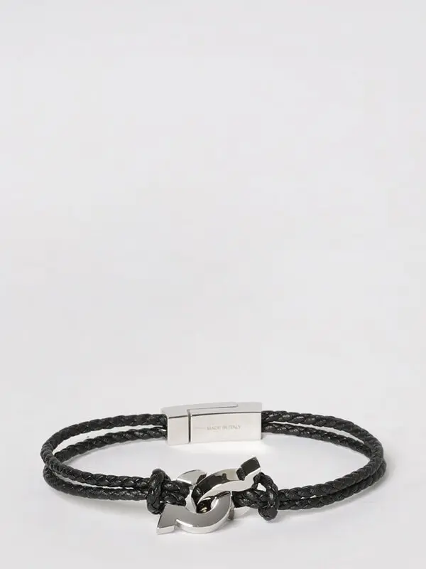 FERRAGAMO Gancini Bracelet - Black