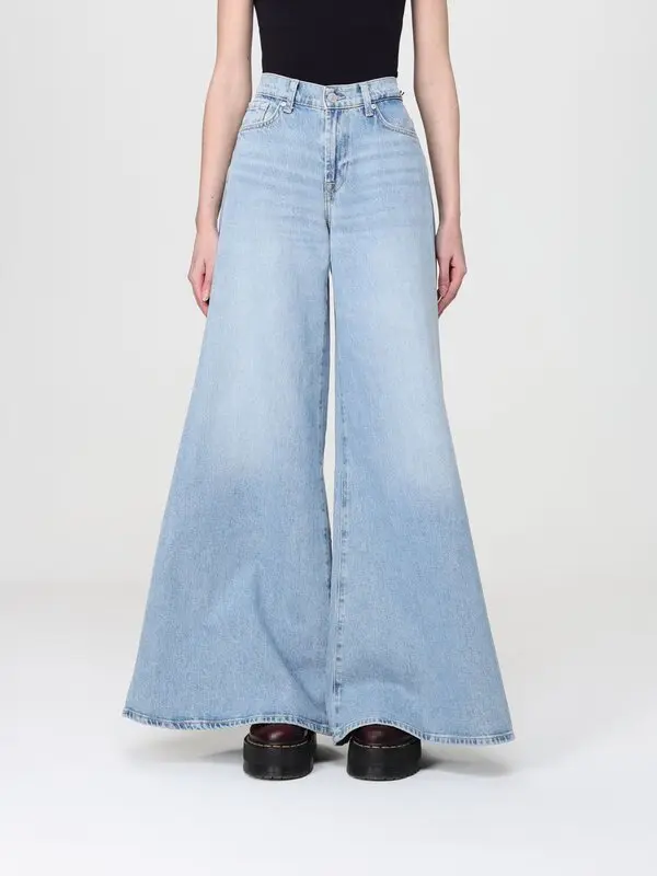 7 For All Mankind Flare Jeans In Stretch Denim