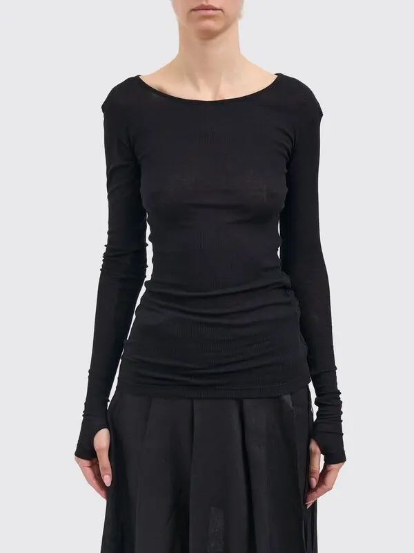 Isabel Benenato Cotton Blend Top