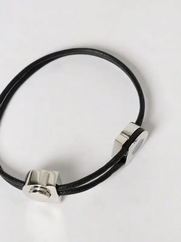 FERRAGAMO Gancini Leather And Brass Bracelet