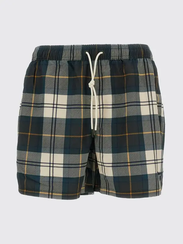Barbour Tartan Polyester Boxer Swimsuit - Multicolor