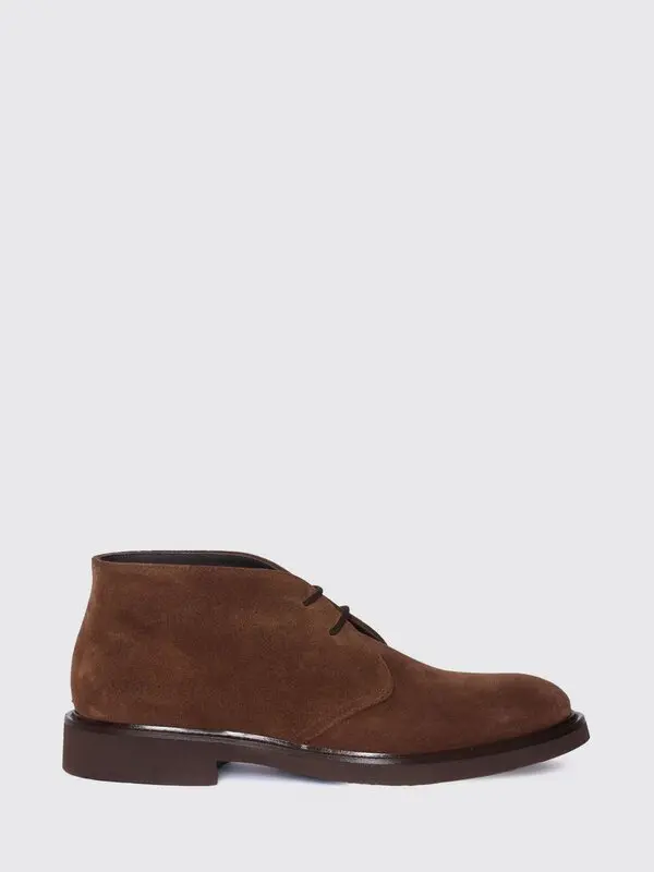 DOUCAL'S Suede Lace-up Boots - Brown