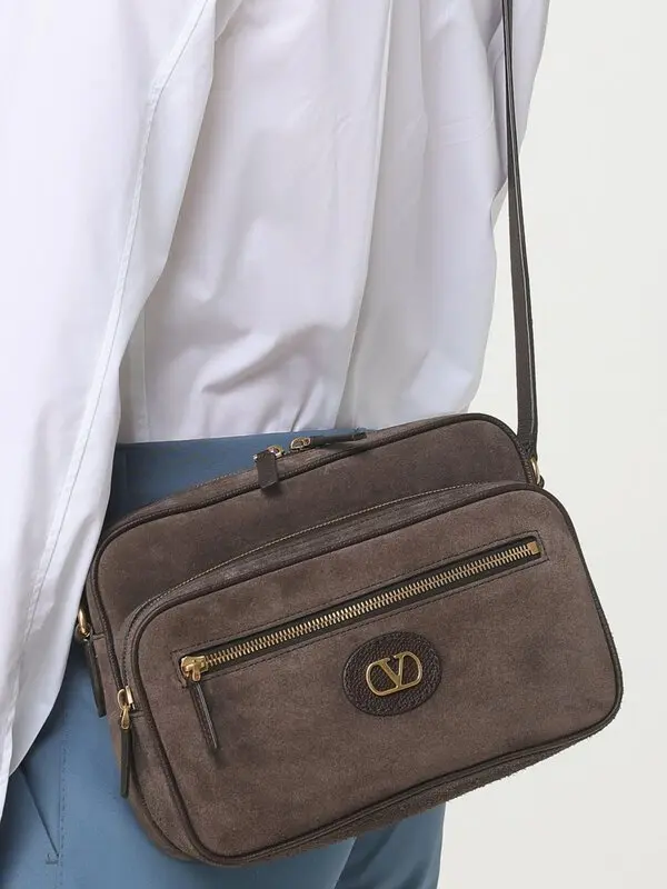 Valentino Garavani Antibes Suede Bag