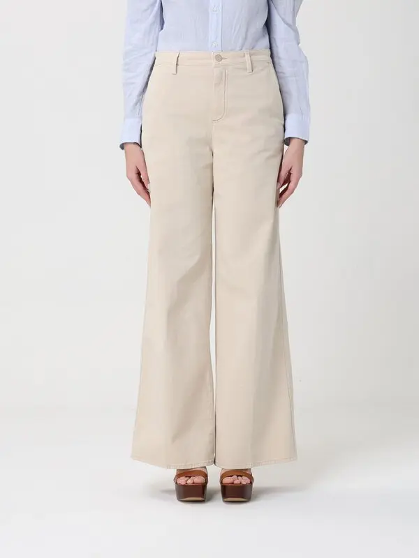 7 For All Mankind Cotton Denim Wide Leg Jeans