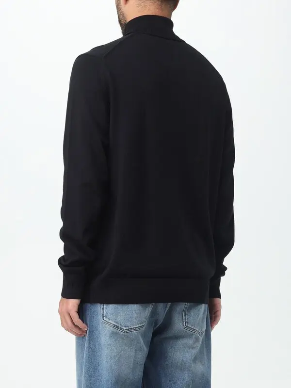 Fred Perry High Neck Jumper - Black