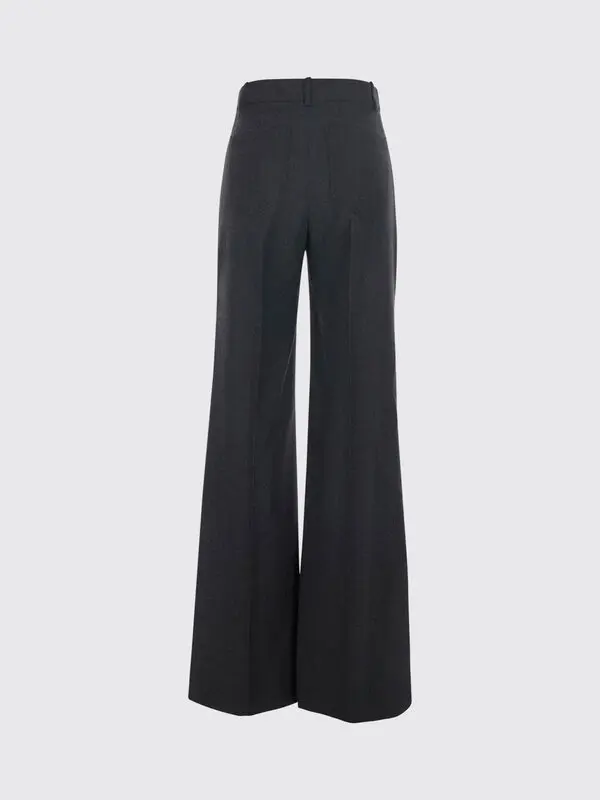 Victoria Beckham High-waisted Flared Tailored Pants In Wool Flannel