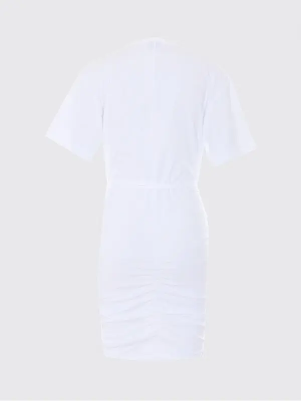 Pinko Cotton T-shirt Dress - White
