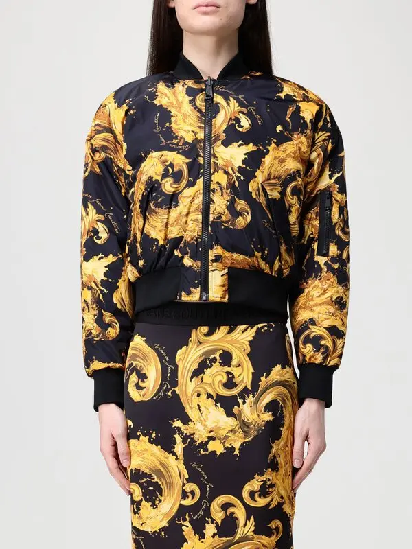Versace Reversible Polyester Bomber Jacket
