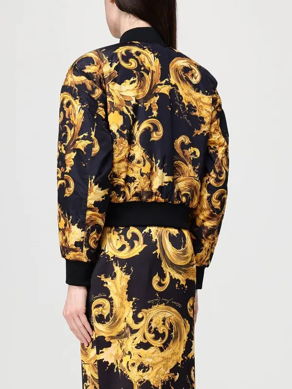 Versace Reversible Polyester Bomber Jacket