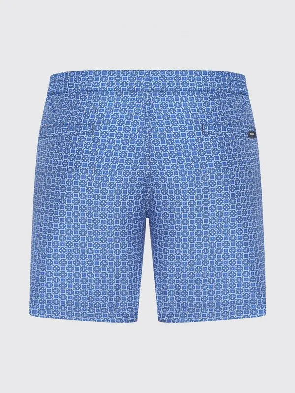 Incotex Printed Polyester Swim Shorts