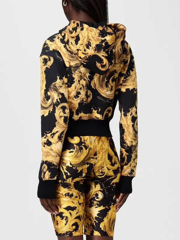 Versace Baroque Print Cotton Hoodie