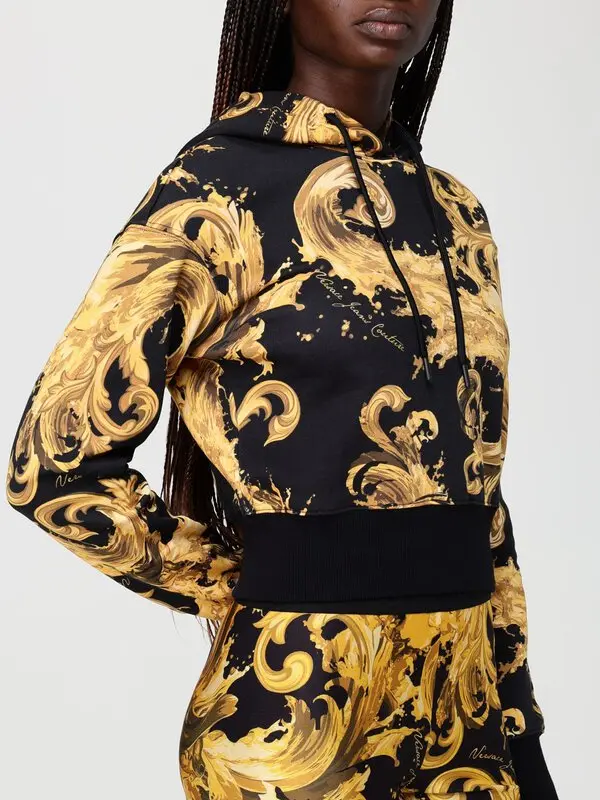 Versace Baroque Print Cotton Hoodie