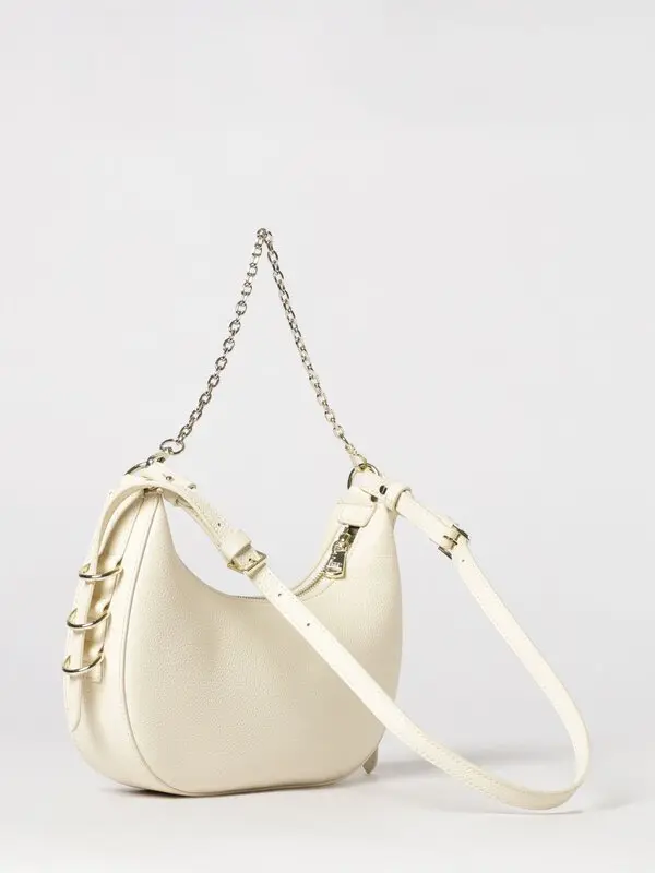 Patrizia Pepe Grained Leather Bag - White