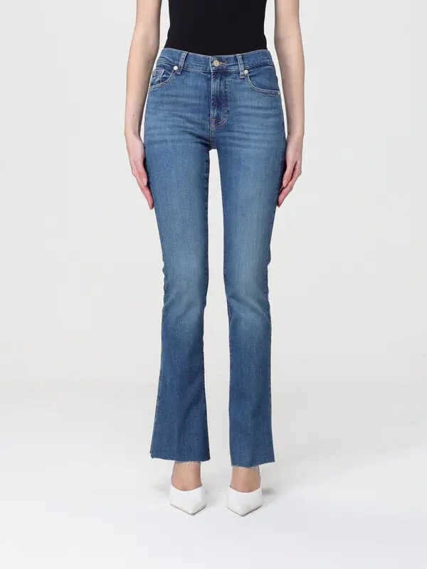 7 For All Mankind Slim Fit Jeans In Stretch Denim - Blue
