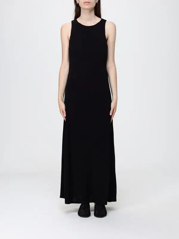 Max Mara Long Off-the-shoulder Tunic In Viscose Jersey - Black