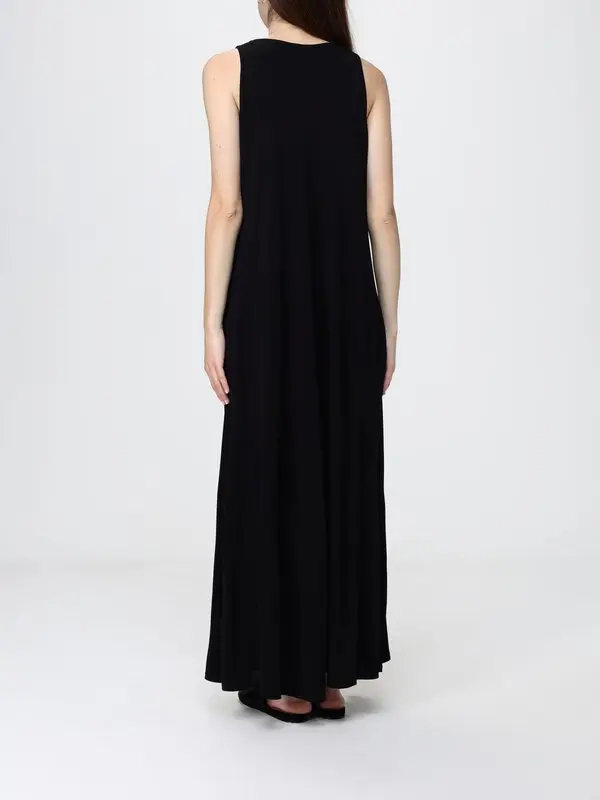 Max Mara Long Off-the-shoulder Tunic In Viscose Jersey - Black