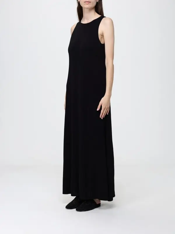 Max Mara Long Off-the-shoulder Tunic In Viscose Jersey - Black