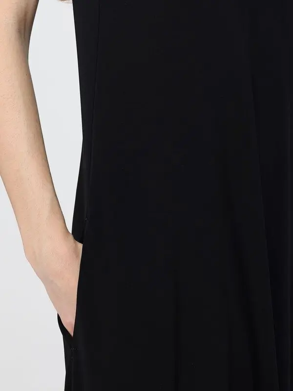 Max Mara Long Off-the-shoulder Tunic In Viscose Jersey - Black
