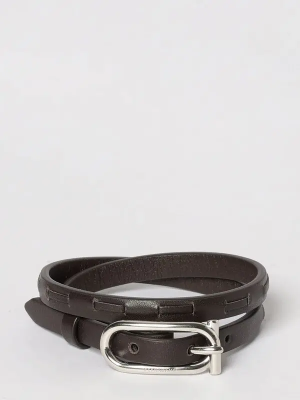 FERRAGAMO Gancini Calfskin Bracelet - Brown