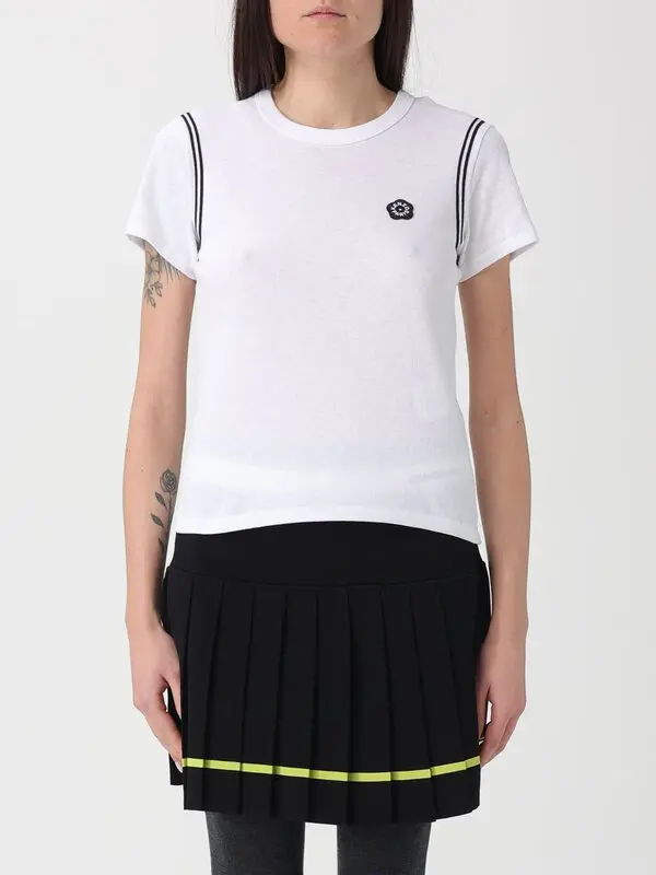 Kenzo Embellished Crewneck T-shirt - White