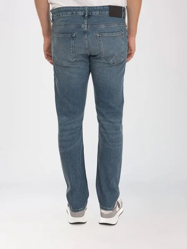 BOSS Slim Fit Skinny Jeans In Stretch Cotton - Denim