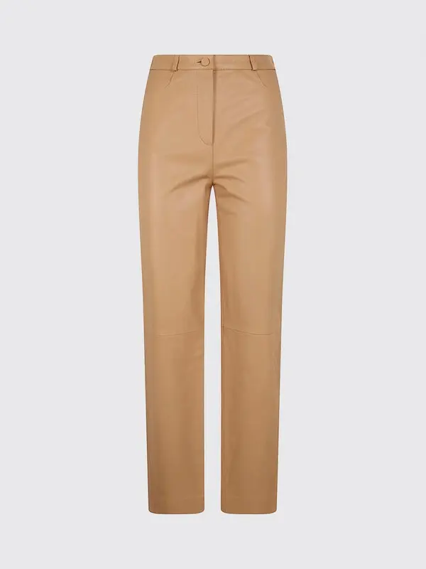 Loulou De Saison Lambskin Leather Trousers