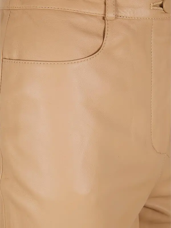 Loulou De Saison Lambskin Leather Trousers