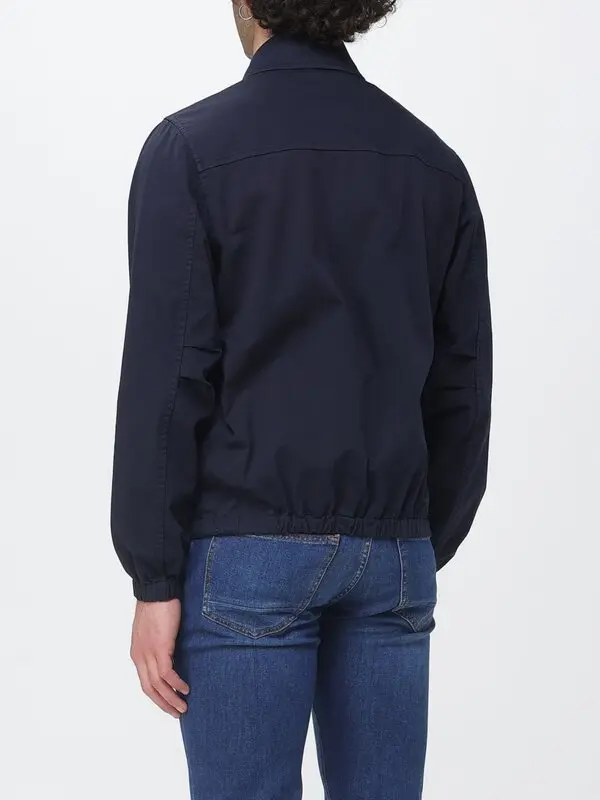 BROOKSFIELD Zip-up Collared Jacket - Navy