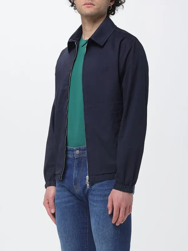 BROOKSFIELD Zip-up Collared Jacket - Navy