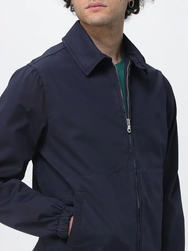BROOKSFIELD Zip-up Collared Jacket - Navy