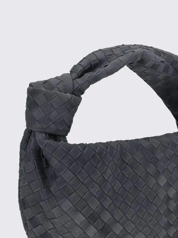 Bottega Veneta Jodie Intrecciato Suede Bag - Indigo