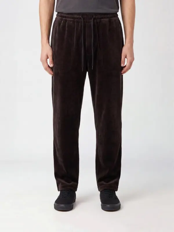 Y3 Velvet Drawstring Waist Pants