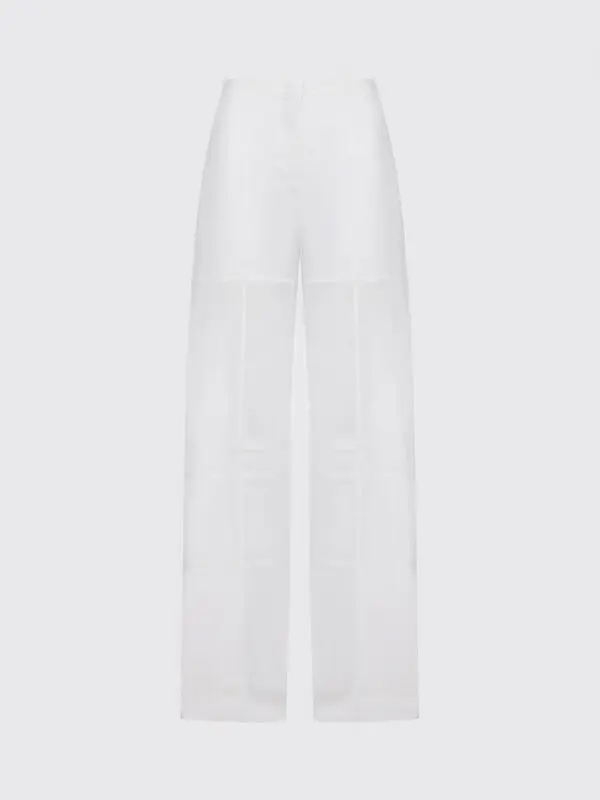 JIL SANDER High-waisted Wide-leg Cotton Palazzo Pants