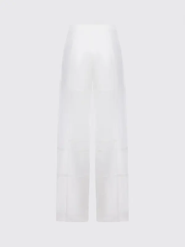JIL SANDER High-waisted Wide-leg Cotton Palazzo Pants