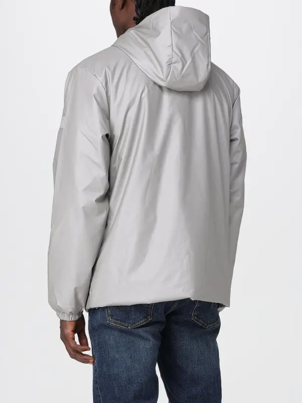 Rains Zip-up Hooded Jacket - Grey