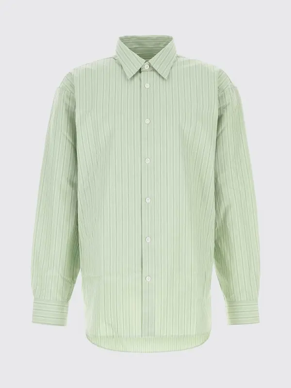 Dries Van Noten Striped Cotton Shirt - Green