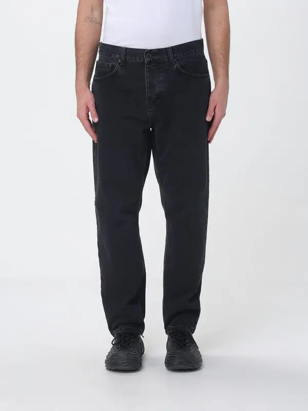 Carhartt Work In Progress Newel Jeans In Organic Denim - Black