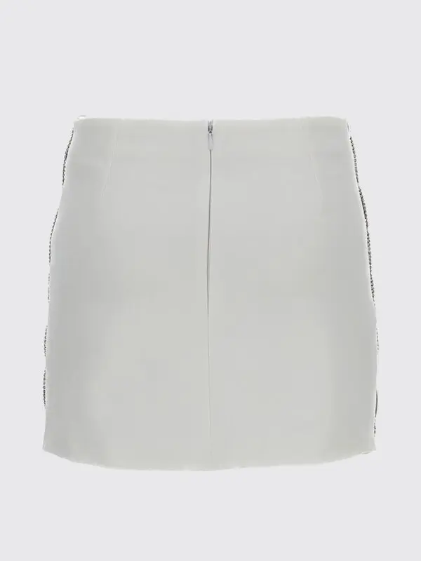 DES_PHEMMES Embellished Crêpe Pencil Mini Skirt