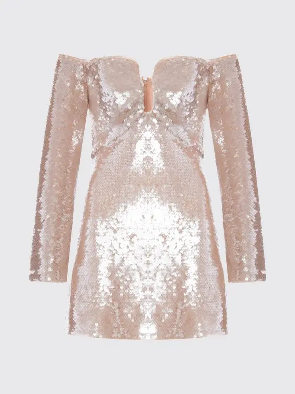 SELF-PORTRAIT Sequined Mini Dress