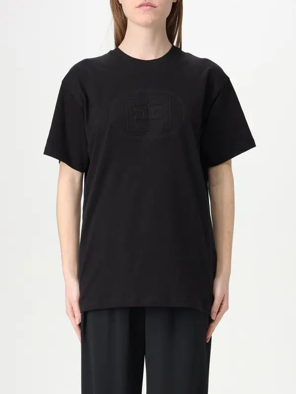 Elisabetta Franchi T-shirt Colour - Black