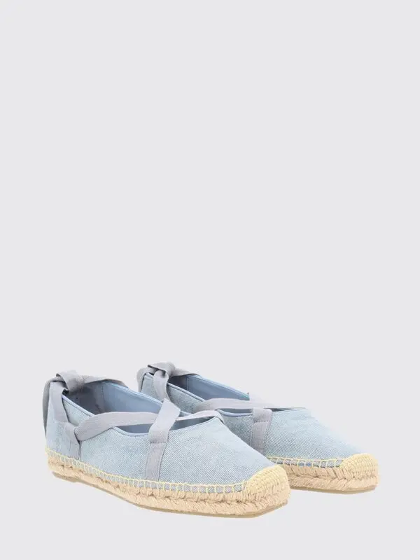 CastaÑer Petunia Denim Espadrilles With Ankle Ties