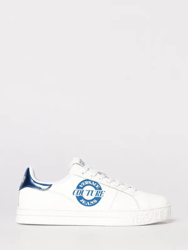 Versace Leather Sneakers - White