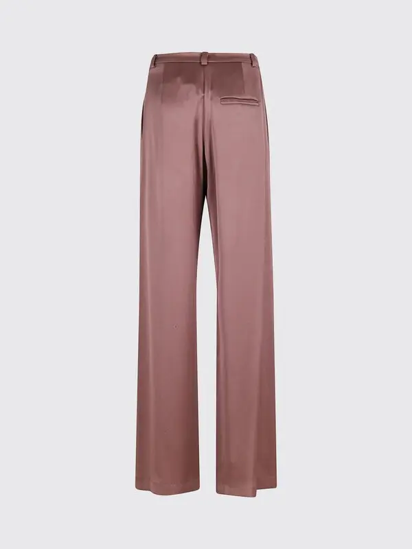 ALYSI High-waisted Wide-leg Cotton And Lyocell Blend Trousers