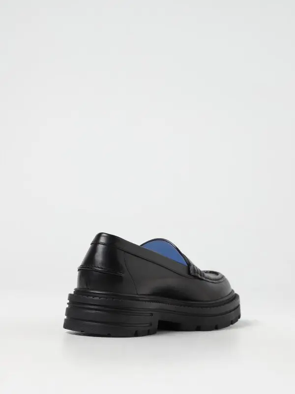 Versace Leather Loafers With Lug Sole