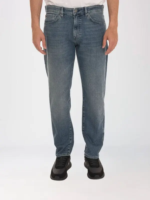 BOSS Cotton Mid-rise Straight-fit Jeans