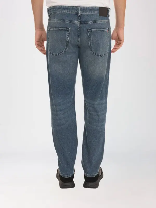 BOSS Cotton Mid-rise Straight-fit Jeans