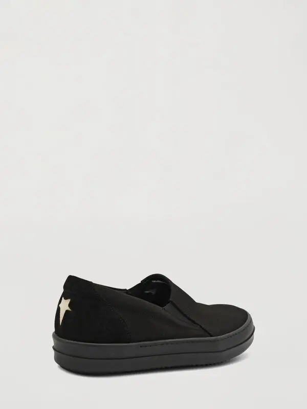 Rick Owens Penta Boat Slip-on Sneakers - Black